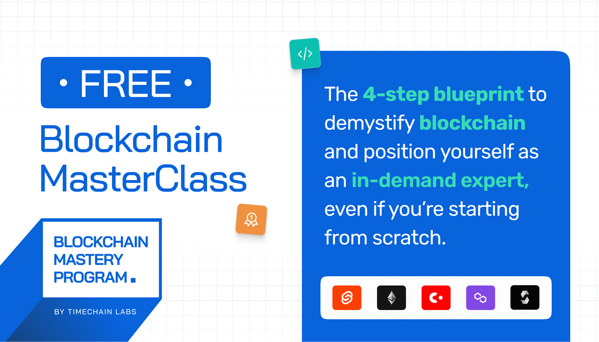 Blockchain for Beginners : Master Key Skills for Free